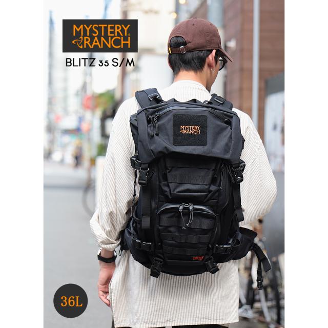 MYSTERY RANCH ミステリーランチ デイ ブリッツ バッグパック BLITZ 35 S/M BLACK ( 黒 ブラック バッグ BAG リュック 鞄 112772-001 )