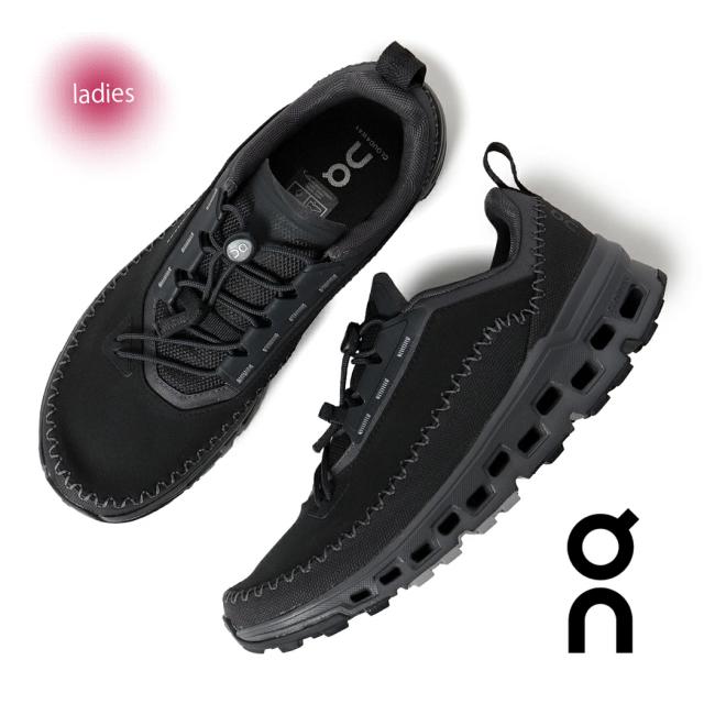 On オン クラウドビスタ 2 ウォータープルーフ スニーカー CLOUDVISTA2 WATERPROO BLACK/ECLIPSE ( ブラック レディース 撥水 防水 3WE30160106 )