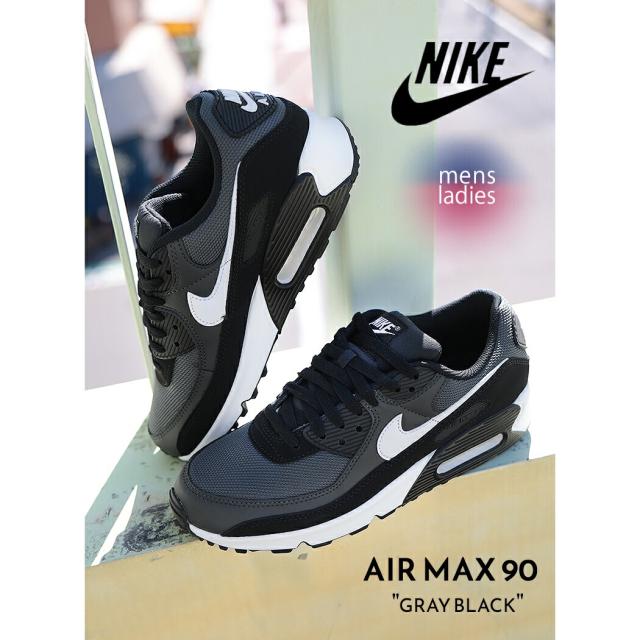 NIKE AIR MAX 90 GRAY BLACK ナイキ エアマックス スニーカー ( グレー 黒 ブラック メンズ レディース ウィメンズ CN8490-002 )