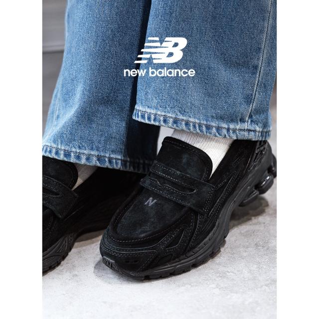 NEW BALANCE ニューバランス 1906 ローファー スニーカー U1906LNT LOAFER BLACK SUEDE ( 黒 ブラック スエード メンズ レディース ウィメンズ )