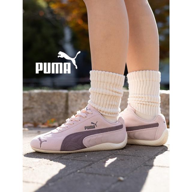 PUMA プーマ スピードキャット スニーカー SPEEDCAT OG MAUVE MIST ( ピンク 紫 パープル スエード 薄底 韓国 ドライビングシューズ レディース 398846-52 )
