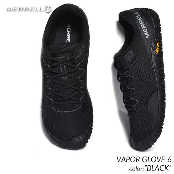 MERRELL VAPOR GLOVE 6 BLACK メレル ベイパー グローブ シューズ スニーカー ( 国内正規品 黒 ブラック トレーニングシューズ メンズ J067663 )