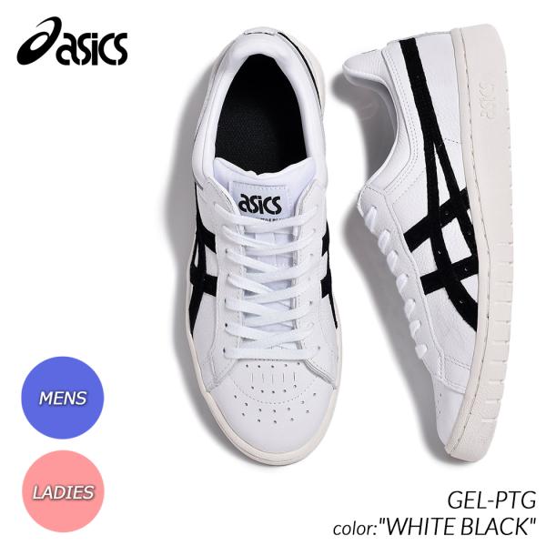 asics GEL-PTG WHITE BLACK アシックス ゲル スニーカー ( 白 ホワイト 黒 ブラック BLACK メンズ レディース ウィメンズ 1201A662-101 )