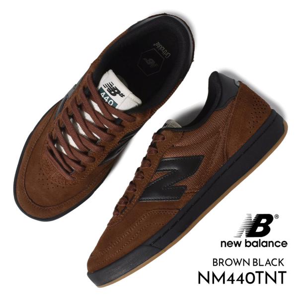 海外限定 NEW BALANCE NUMERIC ニューバランス ヌメリック 440 スニーカー NM440TNT BROWN BLACK ( 日本未発売 茶色 ブラウン 黒 ブラック )