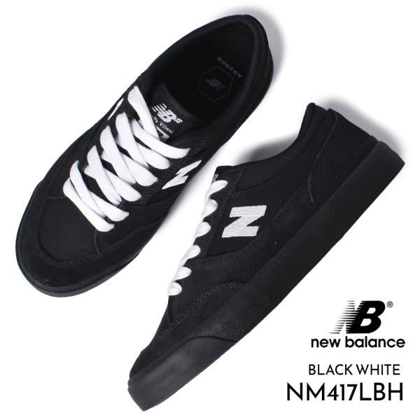 海外限定 NEW BALANCE ニューバランス ヌメリック 417 スニーカー NUMERIC NM417LBH BLACK WHITE ( 日本未発売 黒 ブラック 白 ホワイト )