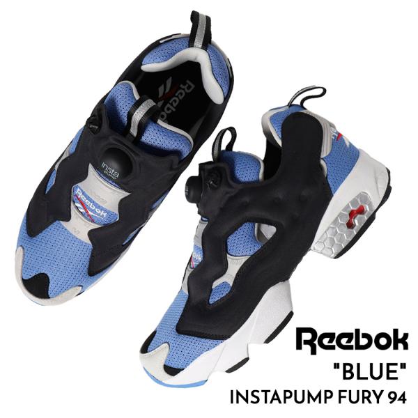 Reebok リーボック インスタ ポンプフューリー スニーカー INSTAPUMP FURY 94 BLUE ( 青 ブルー 国内正規品 メンズ レディース 100211290 )