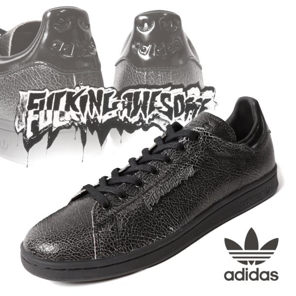 海外限定 アディダス スタンスミス スニーカー FUCKING AWESOME x adidas SB FA STAN SMITH BLACK ( 日本未発売 黒 ブラック IH3148 )