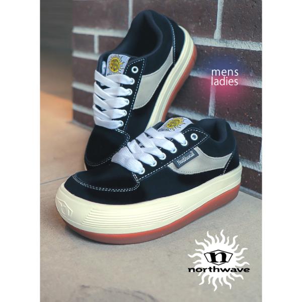 NORTHWAVE ノースウェーブ エスプレッソ スエード スニーカー ESPRESSO SUEDE BLACK/WHITE ( 黒 ブラック 白 ホワイト メンズ 国内正規品 NW-001 )