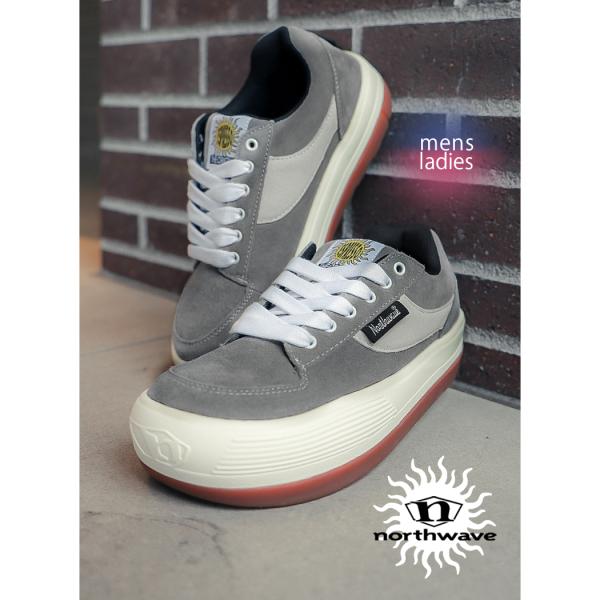 NORTHWAVE ノースウェーブ エスプレッソ スエード スニーカー ESPRESSO SUEDE GREY/WHITE ( グレー 白 ホワイト メンズ 国内正規品 NW-001 )