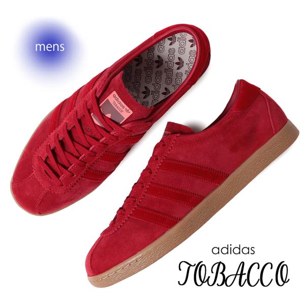 adidas アディダス タバコ スニーカー TOBACCO TEAM VICTORY RED/POWER RED/GUM ( 赤 レッド メンズ レディース ウィメンズ JP9653 )