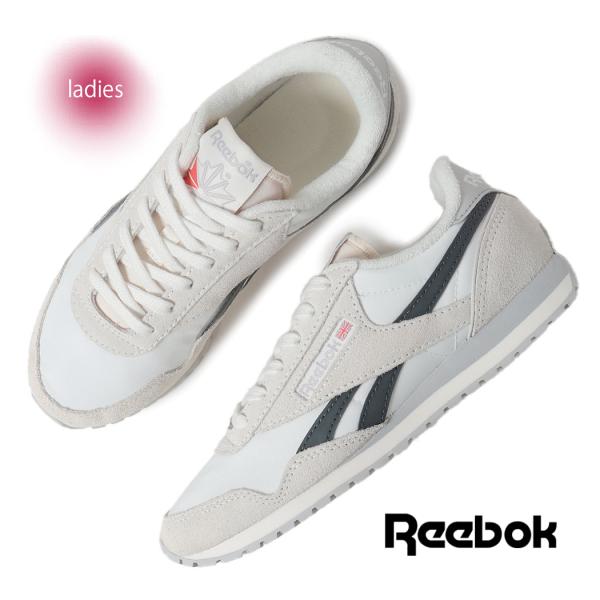 Reebok リーボック クラシック スニーカー CLASSIC AZ WHITE NAVY ( 国内正規品 白 ホワイト 紺 ネイビー スエード メッシュ 100208830 )