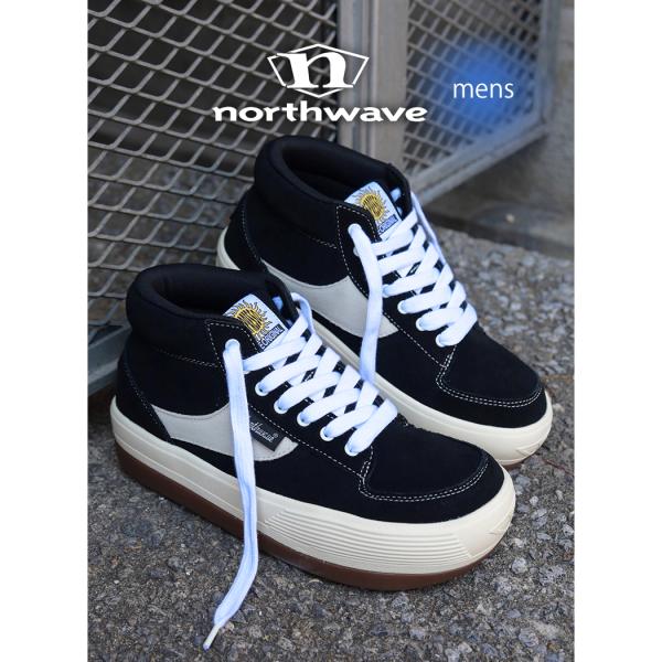 NORTHWAVE ノースウェーブ エスプレッソ チリ スエード スニーカー ESPRESSO CHILLI SUEDE BLACK/WHITE ( 黒 ブラック 白 ホワイト 国内正規品 NW-002 )