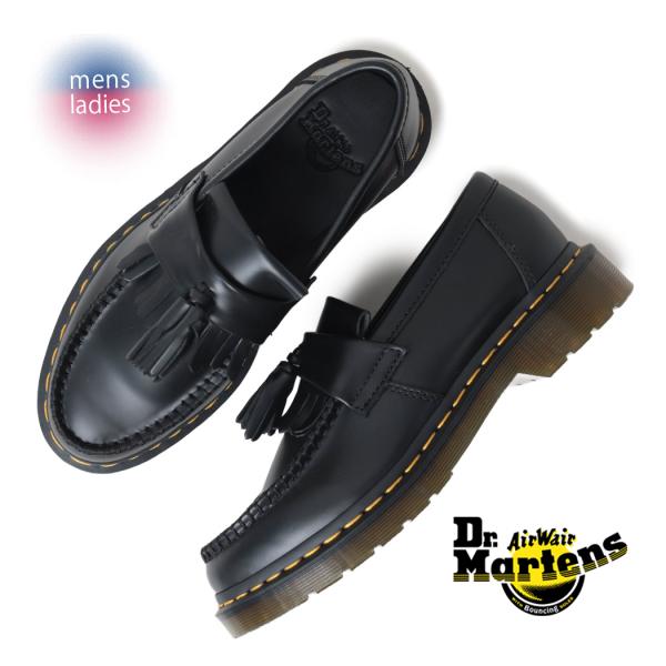Dr.MARTENS ドクターマーチン アドリアン ローファー レザー シューズ ADRIAN LOAFER BLACK ( 厚底 黒 ブラック レディース ウィメンズ 22209001 )