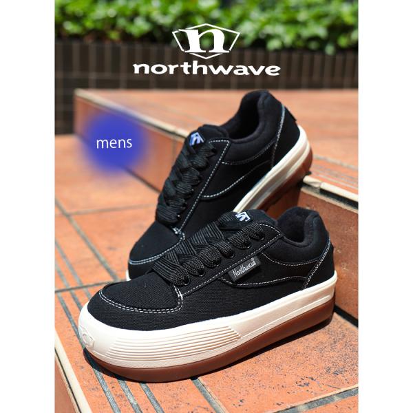 NORTHWAVE ノースウェーブ エスプレッソ キャンバス スニーカー ESPRESSO CANVAS BLACK/WHITE ( 黒 ブラック 白 ホワイト 国内正規品 NW-004 )