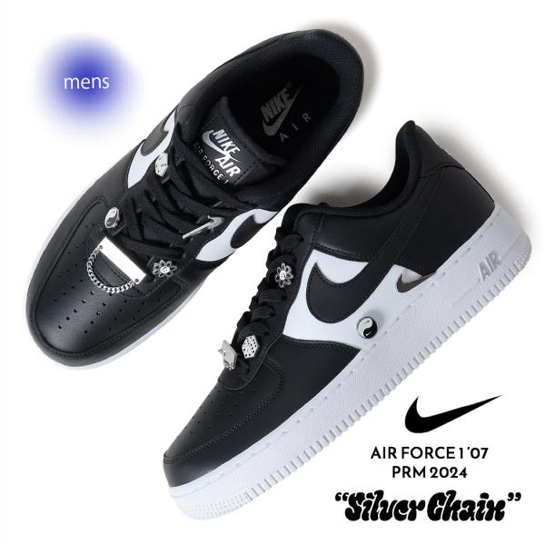 NIKE ナイキ エアフォース ロー スニーカー AIR FORCE 1 ’07 PRM BLACK/WHITE ( ブラック 黒 ホワイト 白 メンズ レディース DA8571-001 )