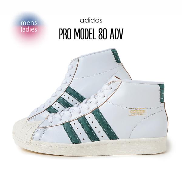 adidas アディダス プロモデル スニーカー PRO MODEL 80 ADV CRYSTAL WHITE/COLLEGE GREEN ( ホワイト 白 メンズ レディース JP8534 )
