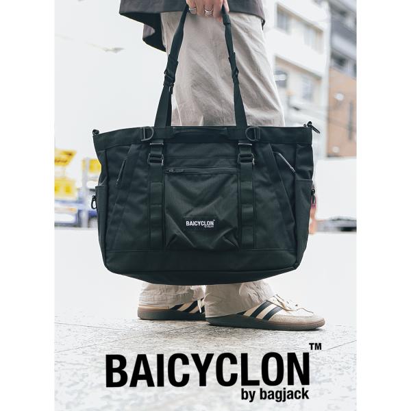 BAICYCLON バイシクロン トート バッグ TOTE BAG BLACK ( ブラック 黒 メンズ レディース かばん 国内正規品 BCL-17Ver2 )