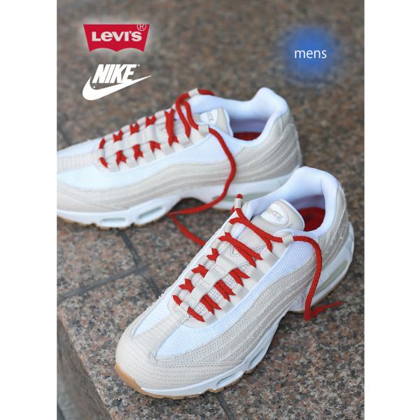NIKE × Levi’s ナイキ エアマックス 95 スニーカー AIR MAX 95 OG DENIM WHITE ( ホワイト 白 リーバイス メンズ レディース HM4743-100 )