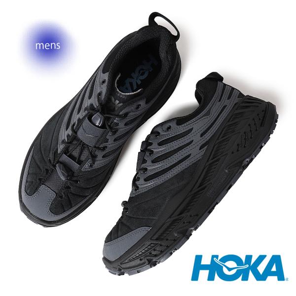 HOKA ONE ONE ホカ オネオネ スティンソン エボ スニーカー ONE ONE STINSON EVO OG BLACK ( 厚底 ブラック 黒 メンズ 1166450-BBLC )
