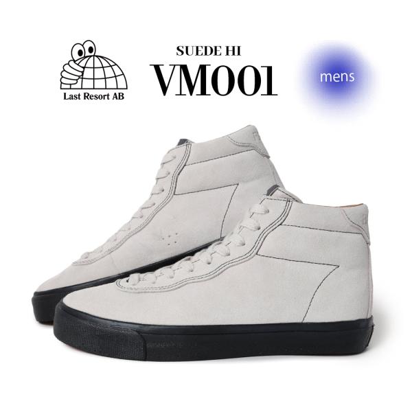 LAST RESORT AB ラストリゾート エービー スエード ハイ スニーカー VM001 スウェード SUEDE HI WHITE ( ホワイト 白 メンズ レディース スケート シューズ )