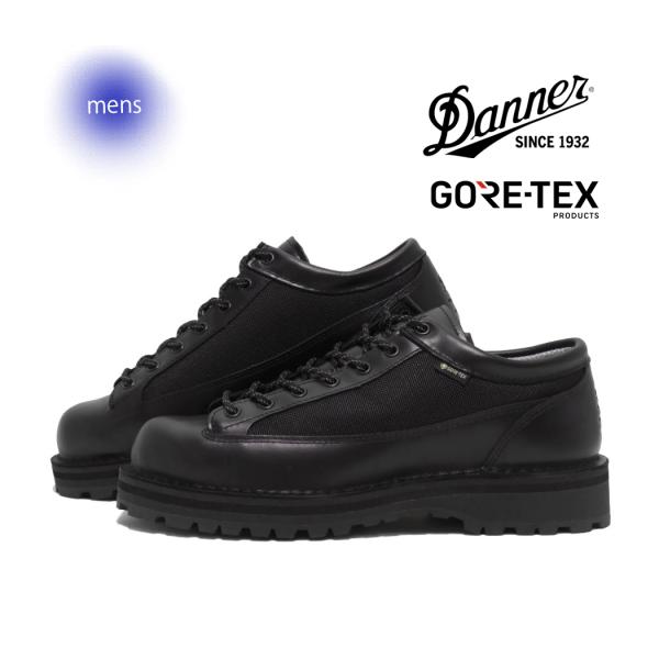 Danner ダナー GORE-TEX フィールド ロー アール ブーツ FIELD LOW R BLACK ( ブラック 黒 メンズ レザー ゴアテックス D123200BLK )