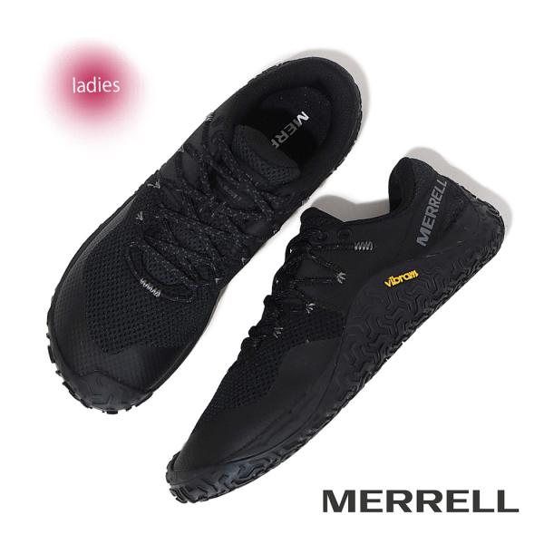 MERRELL メレル TRAIL GLOVE 7 スニーカー トレイルグローブ7 BLACK ( ブラック 黒 レディース ウィメンズ トレーニングシューズ メッシュ J037336 )