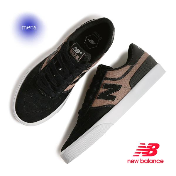 海外限定 NEW BALANCE ニューバランス ヌメリック 272 スニーカー NM272TTO BLACK/MUSHROOM ( 日本未発売 ブラック 黒 ベージュ メンズ スケートシューズ )