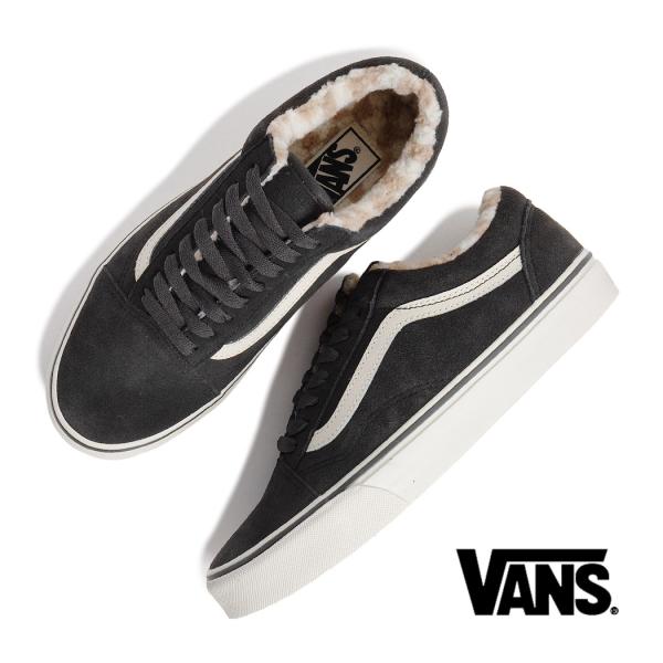 VANS ヴァンズ バンズ OLD SKOOL Cozy オールドスクール ボア 防寒 スニーカー FADED BLACK ( ブラック 黒 冬用 暖かい メンズ VN000D9YEMV )