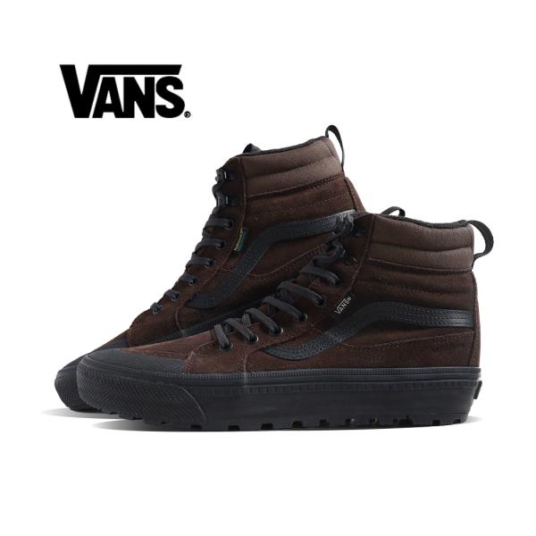 VANS ヴァンズ スケートハイ 防水 MTE SK8-HI WATERPROOF INSULATED ウォータープルーフ スニーカー BROWN/BLACK ブラウン メンズ VN000DAQY49