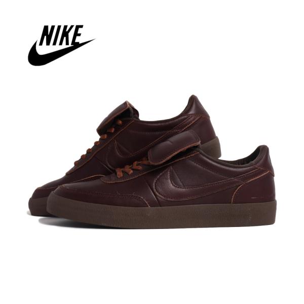 NIKE ナイキ キルショット 2 スニーカー KILLSHOT 2 BURGUNDY CRUSH ( 赤 レッド SKATE スケート 折り返し タン バーガンディ メンズ IM8058-652 )