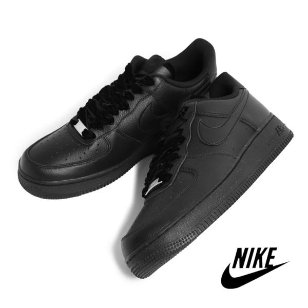 NIKE ナイキ AIR FORCE 1 LOW エアフォース 1 ロー スニーカー BLACK ( ブラック ローカット メンズ ベルベットレース HV4403-001 )