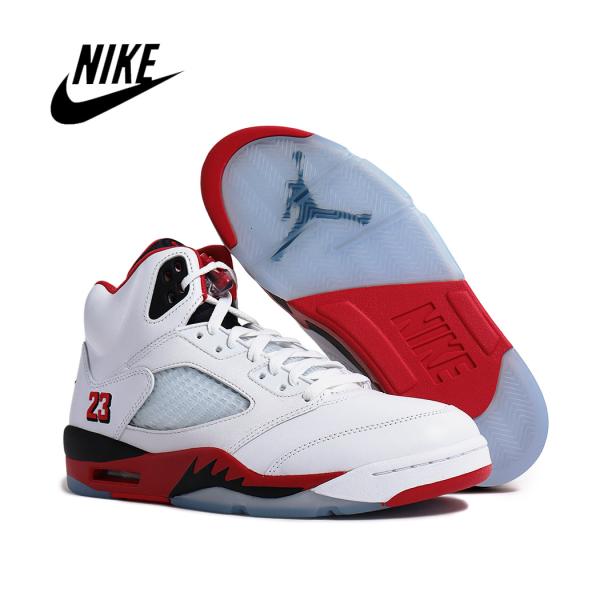 NIKE ナイキ エアジョーダン 5 ファイヤー レッド スニーカー AIR JORDAN 5 FIRE RED BLACK TONGUE ( レッド メンズ スラムダンク HQ7978-101 )