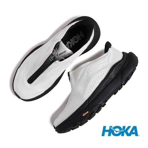 HOKA ONE ONE ホカオネオネ U PROJECT TRANSPORT FROST/BLACK プロジェクトトランスポート スニーカー ( ホワイト レディース 1162850-FLCK )