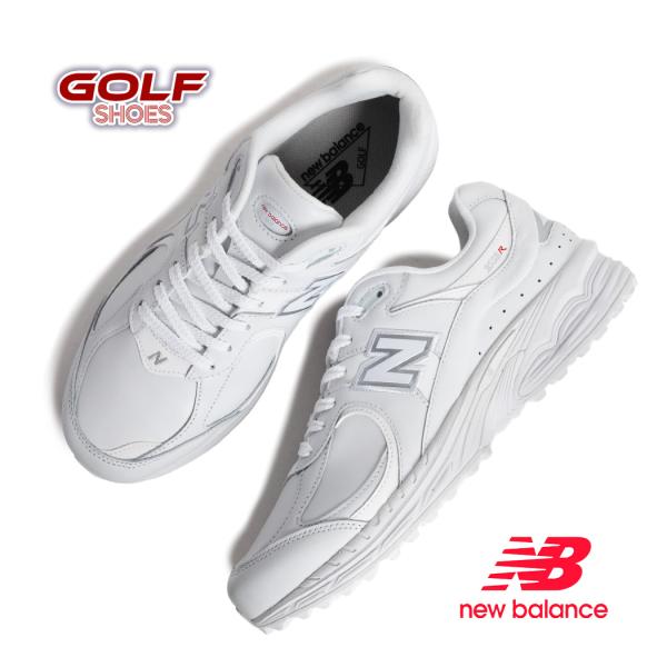 海外限定 NEW BALANCE ニューバランス 2002 ゴルフ スニーカー GOLF UGS2002D WHITE ( 日本未発売 ホワイト 白 メンズ スパイク 1906 )