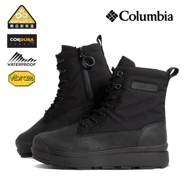 Columbia コロンビア ブーツ BOOTS SAPLAND サップランド ウォータープルーフ IV LUX WP OMNI-HEAT INFINITY BLACK YU9533-010BLK