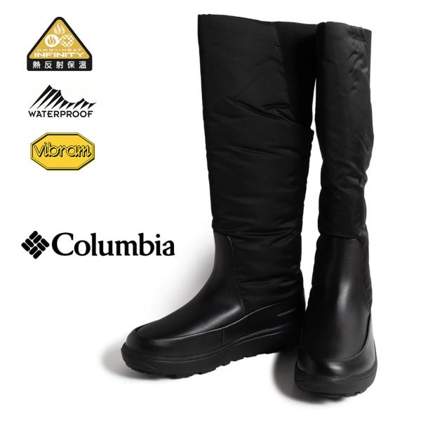 Columbia コロンビア ブーツ BOOTS SAPLAND サップランド III DIVA LONG WP OH INFINITY BLACK ( オムニヒート YL8514-010BLK )