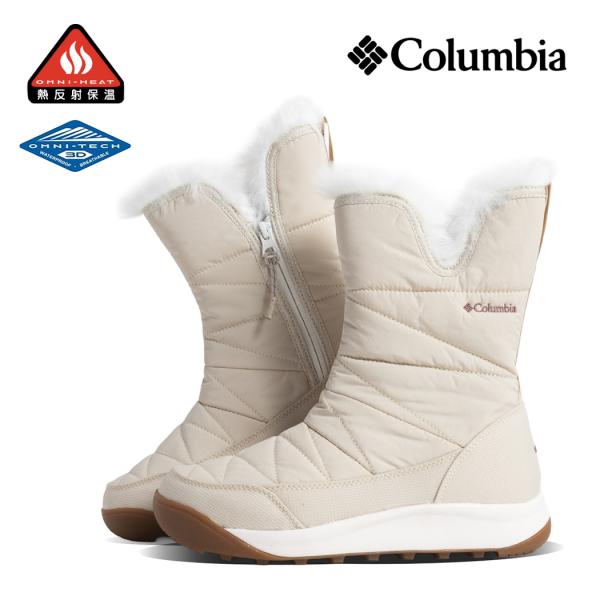Columbia コロンビア ブーツ BOOTS MINX SLIP 5 WIDE DARK STONE FIG ミンクス スリップ ファイブ ワイド ( オムニヒート BK2306-278DST )