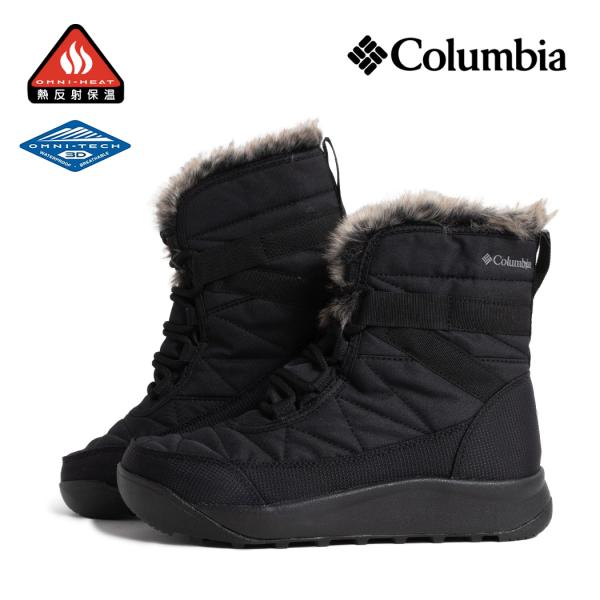 Columbia コロンビア ブーツ BOOTS MINX SHORTY 4 WIDE BLACK TITANIUM ミンクス ショーティー フォー ワイド ( オムニヒート BK0926-010BLK )