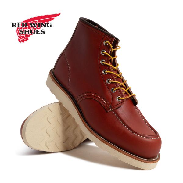 RED WING レッドウィング ブーツ 6インチ クラシックモック 6-INCH CLASSIC MOC ORO-RUSSET PORTAGE ( レッド 赤 レザーブーツ 08875-1 )