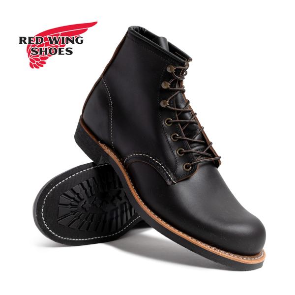 RED WING レッドウィング ブーツ ブラックスミス BLACKSMITH BLACK ( ブラック 黒 レザーブーツ USA製 ビブラム レースアップ アメリカ製 米国製 03345D )