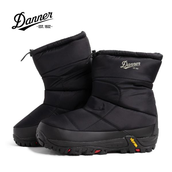Danner ダナー ブーツ スノーブーツ フレッド FREDDO BLACK ( ブラック 黒 ウィンターブーツ 防水 撥水 ダウン 暖かい 保温 メンズ VIBRAM D120100BLK )