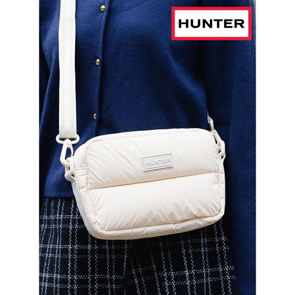 HUNTER ハンター クロスボディ バッグ ショルダーバッグ イントレピッド エクストラ INTEREPOD EXTRA PUFFED CROSSBODY WHITE UBX5514KBMCCR