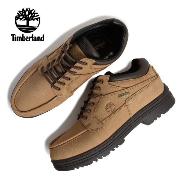 TIMBERLAND ティンバーランド ヘリテージ GTX モックトゥ ゴアテックス ミッド ブーツ HERITAGE MOC TOE MEDIUM BROWN ( ベージュ A2JU5-AFH )