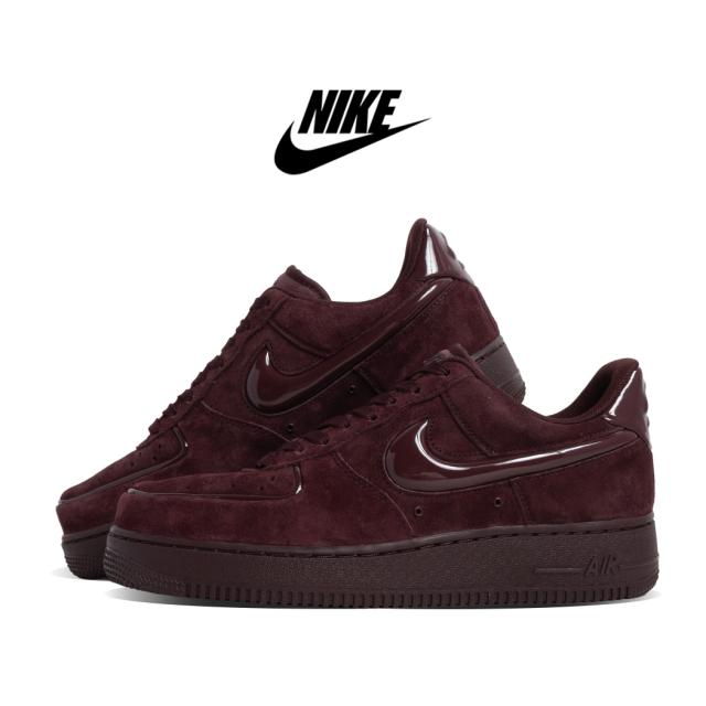 NIKE ナイキ エア フォース 1 スニーカー AIR FORCE 1 '07 BURGUNDY CRUSH ( バーガンディ 赤 メンズ スエード HV4406-600 )
