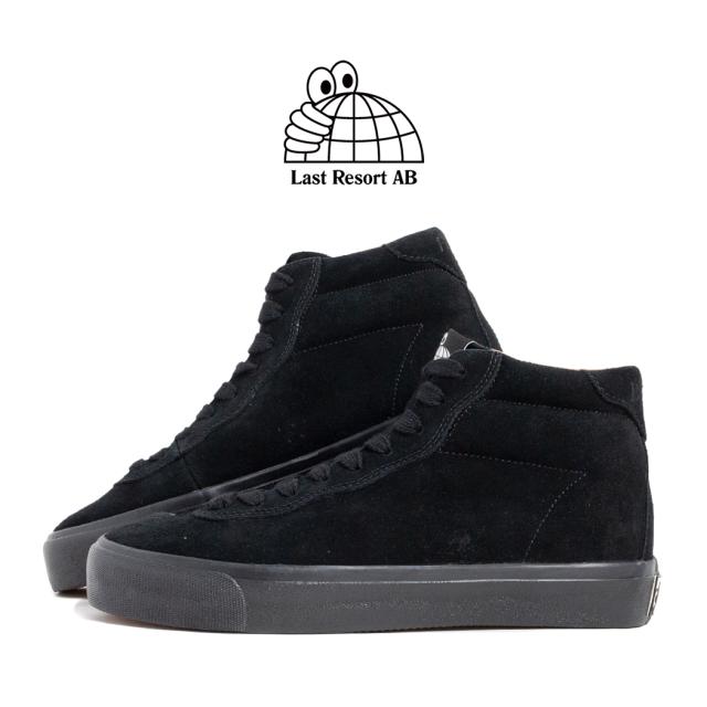 LAST RESORT AB ラストリゾート VM001 HI ハイ スエード スニーカー SUEDE BLACK/BLACK ( ブラック 黒 レザースニーカー VM001HIBKB )