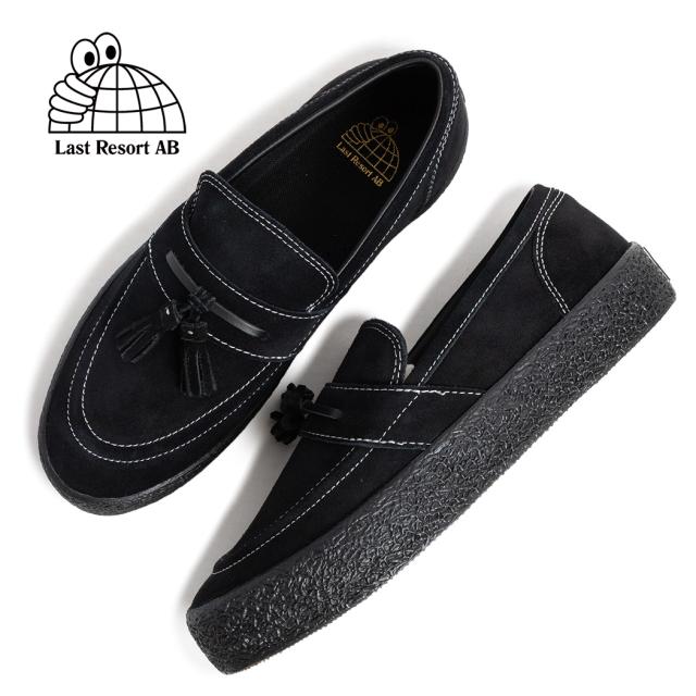 LAST RESORT AB ラストリゾート VM005 ローファー スニーカー LOAFER BLACK/WHITE/BLACK ( ブラック 黒 スニーカー タッセル メンズ VM005BBW )