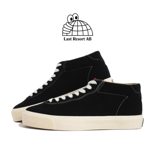 LAST RESORT AB ラストリゾート VM001 MID ミッド スニーカー BLACK/WHITE ( ブラック 黒 ハイカット レザースニーカー メンズ スケート VM001HIBKW )