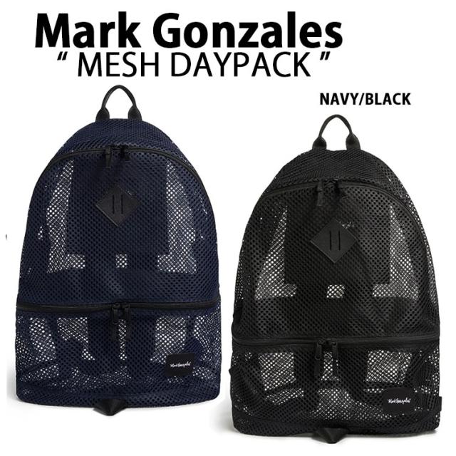 Mark Gonzales マークゴンザレス バックパック 韓国ブランド MESH DAYPACK メッシュバッグ デイパック リュックサック 通学バッグ