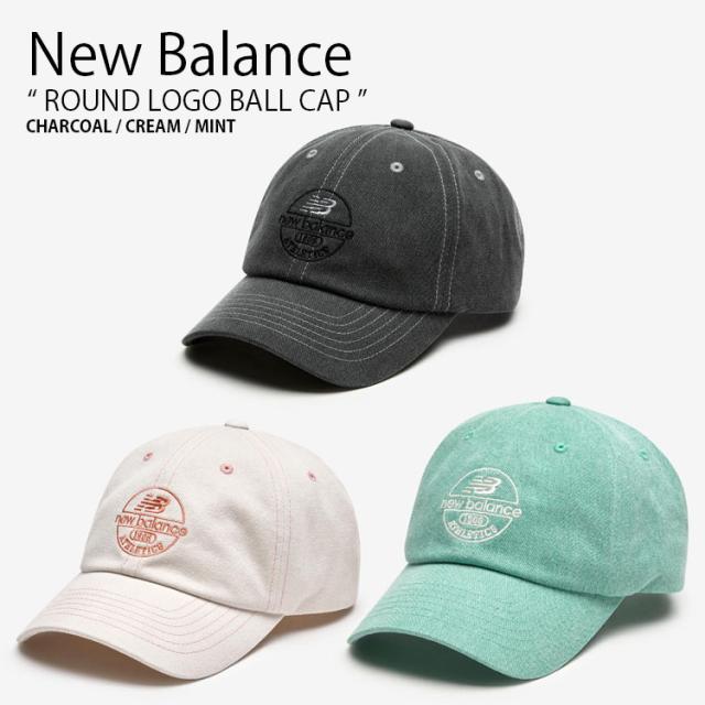 New Balance ニューバランス ベースボールキャップ ROUND LOGO BALL CAP ロゴ ボール キャップ 帽子 メンズ レディース NBGDFS1105