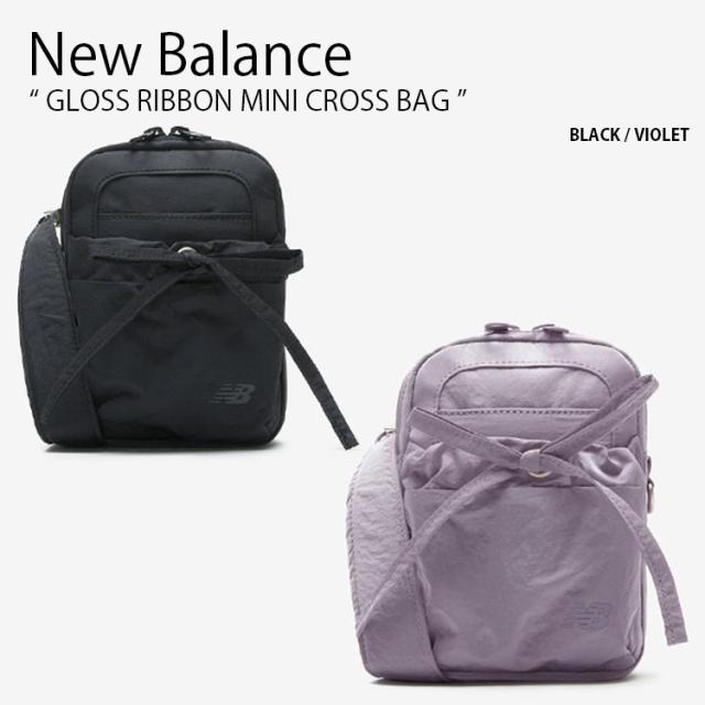 New Balance ニューバランス レディース ショルダーバッグ GLOSS RIBBON MINI CROSS BAG リボン ミニ クロス バッグ 女性用 NBGCEFW702
